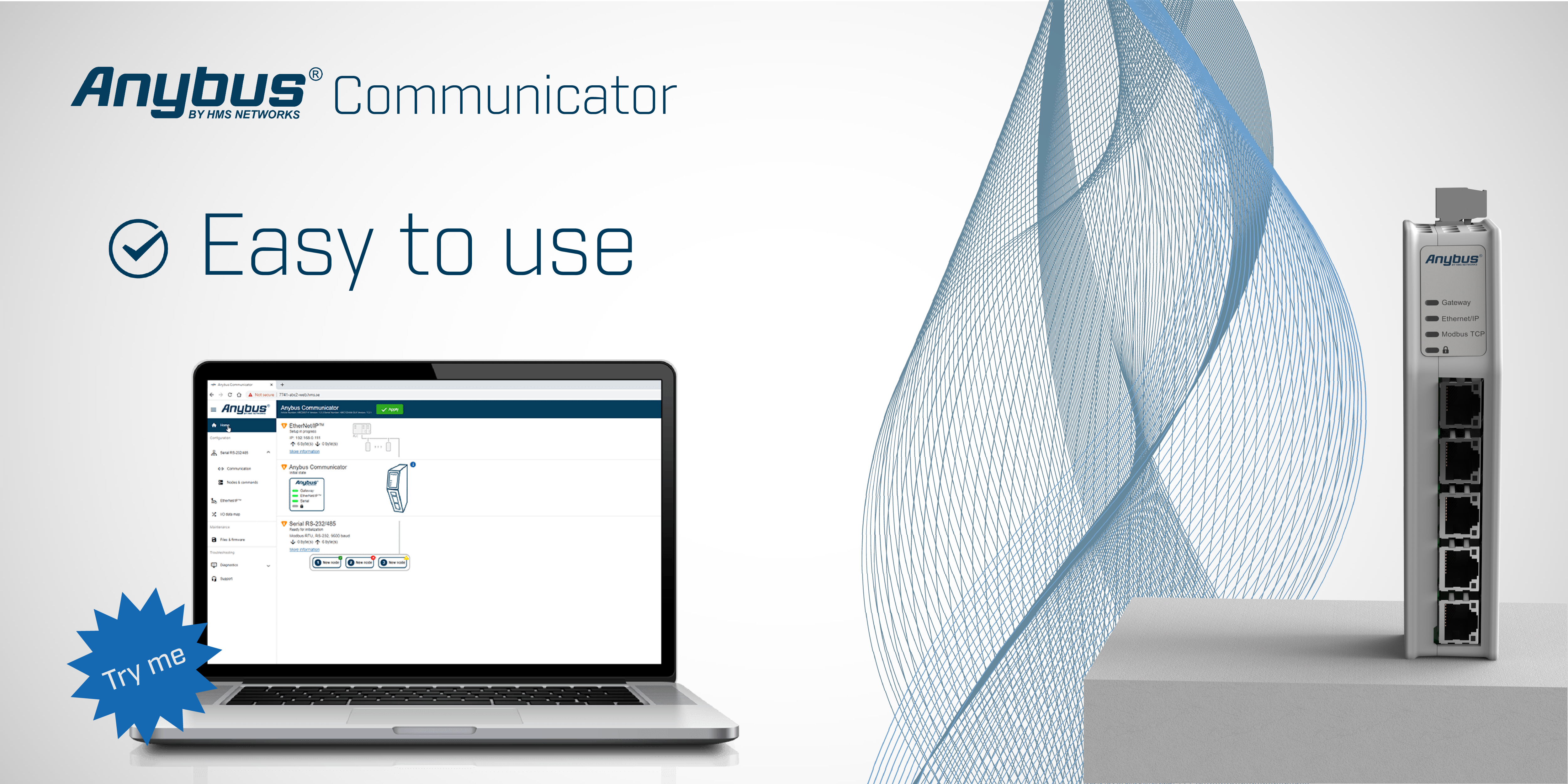 How the Anybus Communicator is easy to use